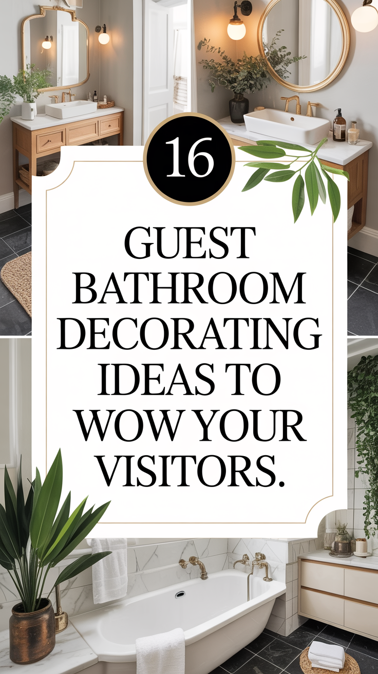 16 Guest Bathroom Decorating Ideas to Wow Your Visitors - Home Vibe Expert