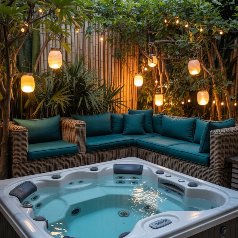 Top 18 Outdoor Hot Tub Ideas for a Romantic Getaway at Home - Home Vibe ...