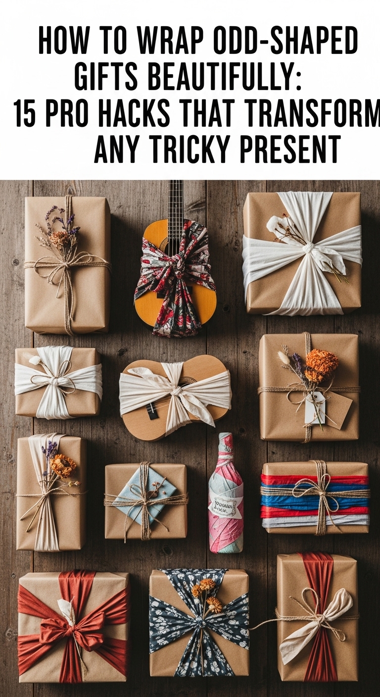How to Wrap Odd-Shaped Gifts Beautifully: 15 Pro Hacks That Transform ...